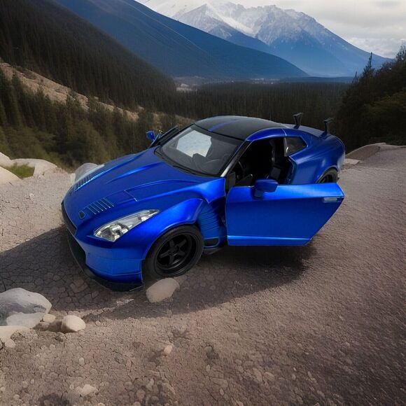 Toys | 124 Scale 209 Fast Furious Nissan Gtr R35 Blue Jada Diecast Car ...